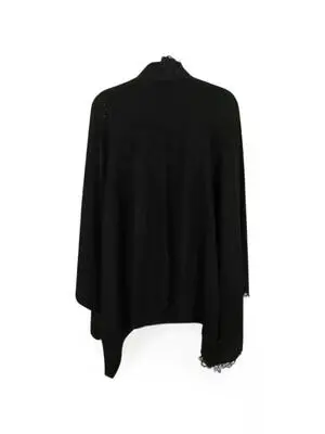 Ermanno Scervino Lace-trim Open-knit Stole