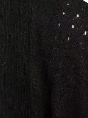 Ermanno Scervino Lace-trim Open-knit Stole