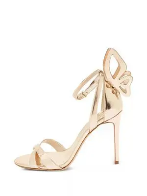 SOPHIA WEBSTER Madame Chiara Butterfly-detail Sandals - Gold