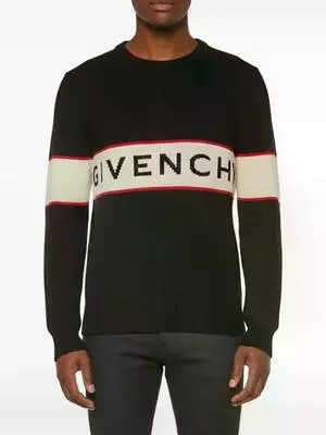 Givenchy Logo Intarsia Wool Sweater