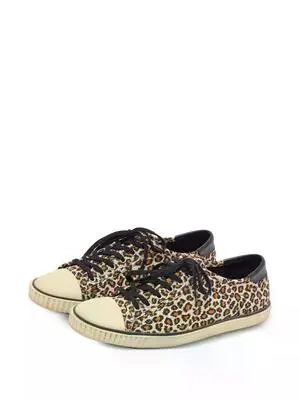 Celine Blank Leopard-print Sneakers