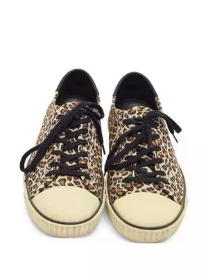 Celine Blank Leopard-print Sneakers