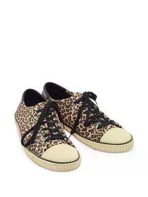 Celine Blank Leopard-print Sneakers