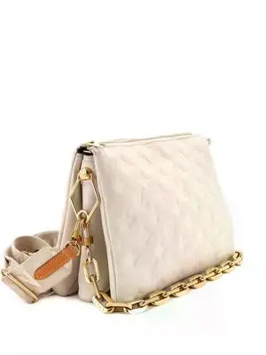 LOUIS VUITTON Coussin Bag Monogram Embossed Lambskin Pm - Neutrals