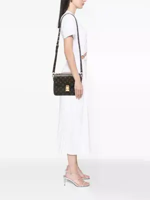 LOUIS VUITTON 2018 Monogram Pochette Metis Satchel - Brown