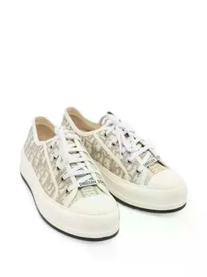 Dior Walk'n' Oblique Jacquard Sneakers - Neutrals