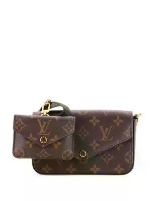 LOUIS VUITTON Felicie Strap & Go Monogram Canvas Crossbody Bag
