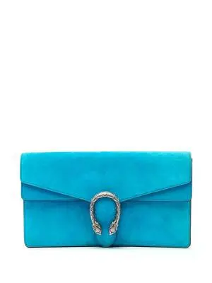 Gucci 2016-2026 Suede Dionysus Clutch Bag - Blue