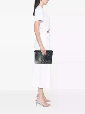 LOUIS VUITTON Monogram Galaxy Pochette Voyage Mm Clutch Bag