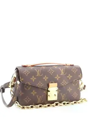LOUIS VUITTON Pochette Metis Monogram Canvas East West Crossbody Bag - Brown