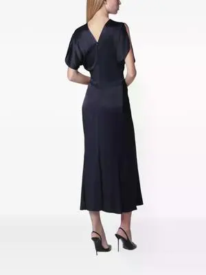 Victoria Beckham Bela Ruched Midi Dress