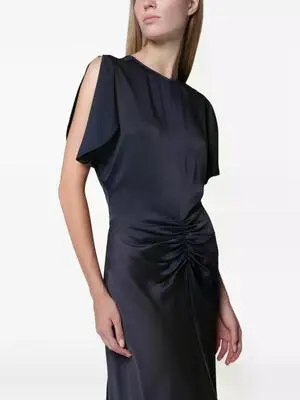Victoria Beckham Bela Ruched Midi Dress