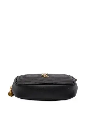 Saint Laurent 2020 Mini Grain De Poudre Monogram Lou Camera Bag Crossbody Bag