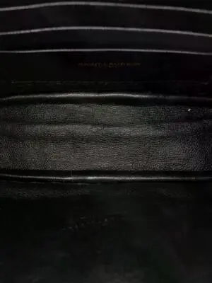 Saint Laurent 2020 Mini Grain De Poudre Monogram Lou Camera Bag Crossbody Bag