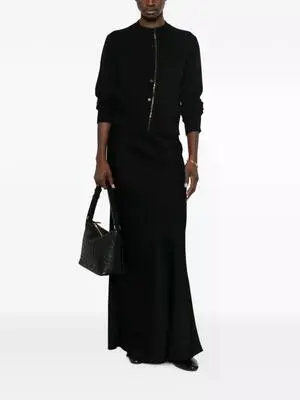Fabiana Filippi Bead-trim Button-up Cardigan