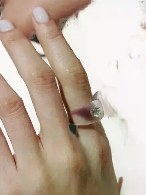 SOLO FOR DIAMONDS 14k White Gold Diamond Band Ring - Silver