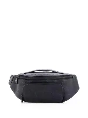 LOUIS VUITTON Rush Bumbag Monogram Shadow Leather Belt Bag - Black