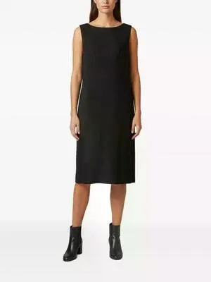 Escada Sleeveless Seam-detail Midi Dress - Black