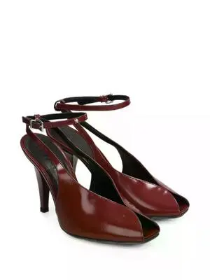 CHANTAL Buckle-fastening Peep-toe Pumps