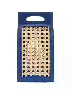 Tyler Ellis Stella Wicker Tote Bag