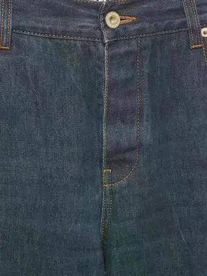 Loewe Straight-fit Jeans With Leather Patch