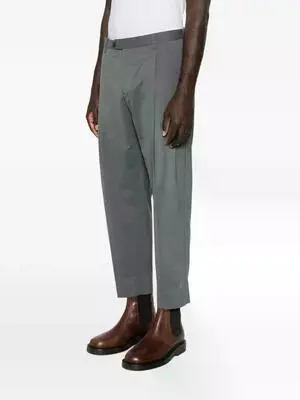 BRIGLIA 1949 Pleated Detail Cropped Trousers