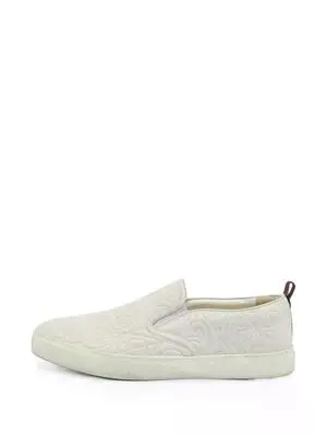Gucci Quilted Rhombus Pattern Slip-on Sneakers