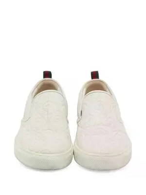 Gucci Quilted Rhombus Pattern Slip-on Sneakers