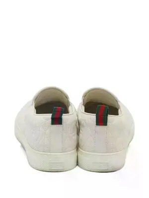 Gucci Quilted Rhombus Pattern Slip-on Sneakers