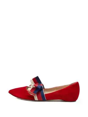 Gucci Striped Flats For Women