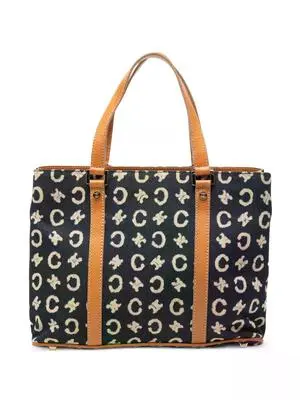 Celine 2000 C Macadam Denim Handbag - Blue