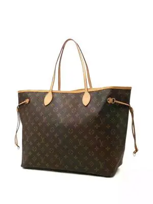 LOUIS VUITTON 2009 Monogram Neverfull Gm Tote Bag - Brown