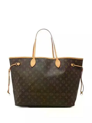 LOUIS VUITTON 2009 Monogram Neverfull Gm Tote Bag - Brown