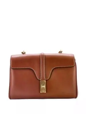 Celine Soft 16 Bag Smooth Calfskin Teen Shoulder Bag - Brown