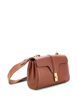 Celine Soft 16 Bag Smooth Calfskin Shoulder Bag - Brown