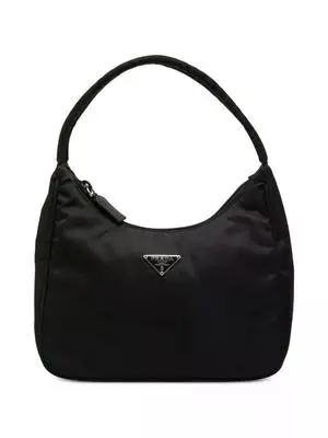 Prada Mini Tessuto Sport Shoulder Bag - Black