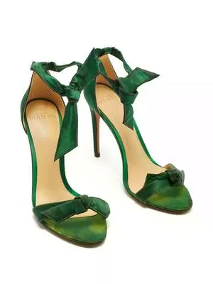 ALEXANDRE BIRMAN Clarita Bow Detail Sandals - Green