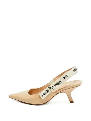 Dior J'adior Slingback Heeled Pumps - Neutrals