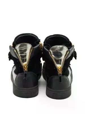GIUSEPPE ZANOTTI Coby Metallic Strap Sneakers