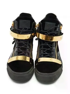GIUSEPPE ZANOTTI Coby Metallic Strap Sneakers