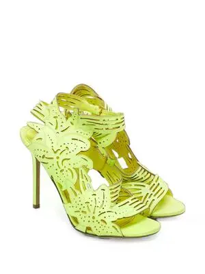 SERGIO ROSSI Laser-cut Ankle-strap Sandals