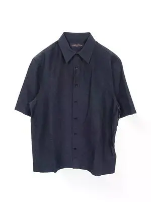 LOUIS VUITTON 2020s Monogram Short-sleeve Shirt - Blue