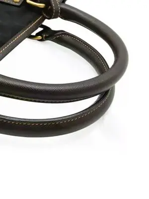 Prada 2010-2026 Saffiano Trimmed Tessuto Satchel