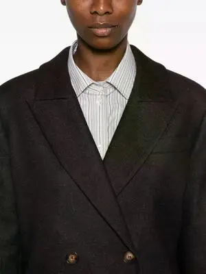 LE SULLY STUDIO Double-breasted Peak-lapel Coat
