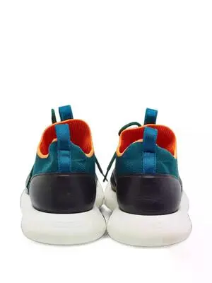 Hermès Duel Leather Panelled Sneakers