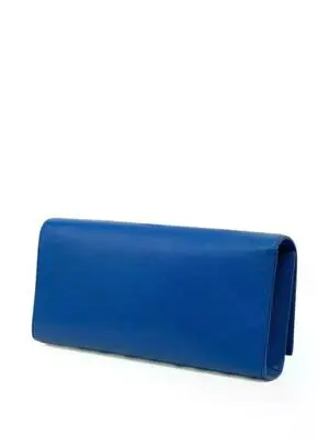 Saint Laurent Monogram Cassandre Clutch Bag - Blue
