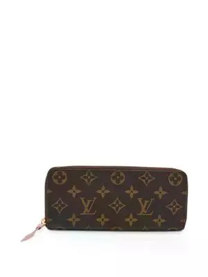 LOUIS VUITTON Clemence Monogram Wallet - Brown