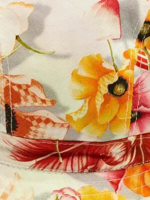 FERRAGAMO Printed Cotton Bucket Hat
