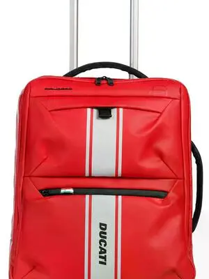 PIQUADRO X Ducati Logo-print Suitcase - Red