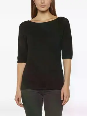 Hermès Knit Low-back Top - Black